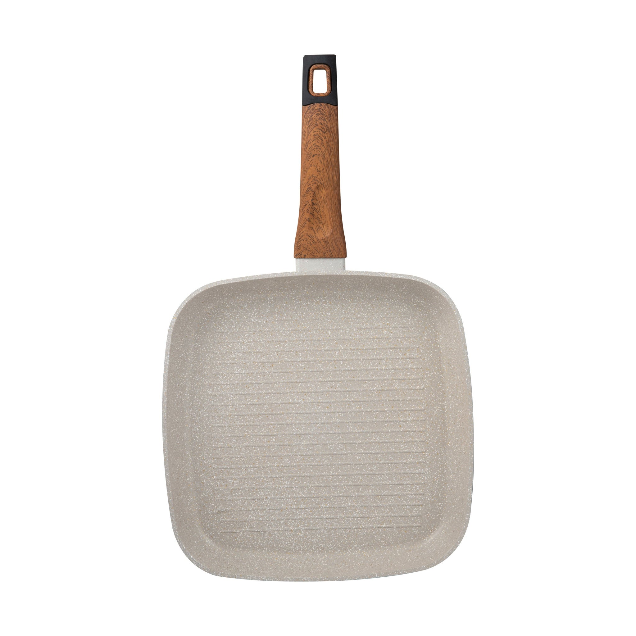 Naturally Forged Aluminum Non-Stick 28cm Grill Pan - Induction Bottom