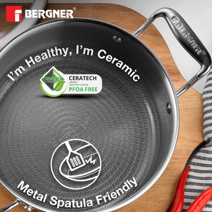 Hi-Tech Giro X Ceramic 28cm (8.2 L) Casserole - Induction Bottom