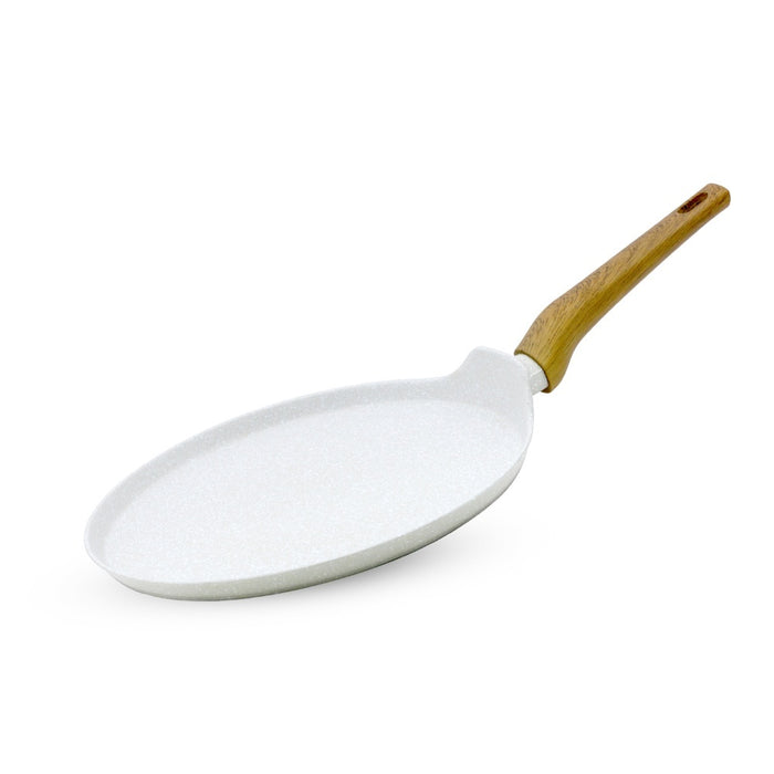 Naturally Forged Aluminum 28cm Pancake Pan / Dosa Tawa - Induction Bot