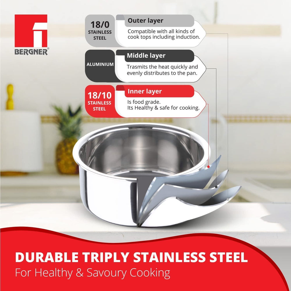 TriPro Tri-Ply Stainless Steel Tope