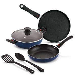 Bergner Sherry Plus 5-Layer Non-Stick 6 Pcs Induction Cookware Set (Na