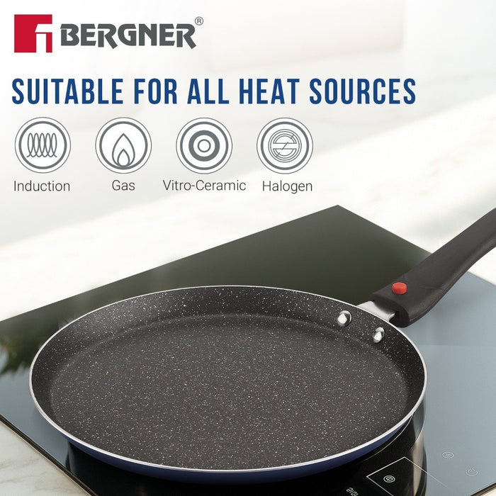 Bergner Sherry Plus 5-Layer Non-Stick 6 Pcs Induction Cookware Set (Na