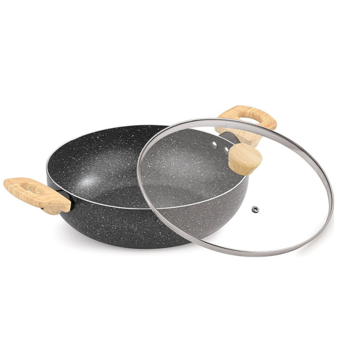 Bergner Earth Black 5 Pcs Non-Stick Cookware Set - Induction Bottom
