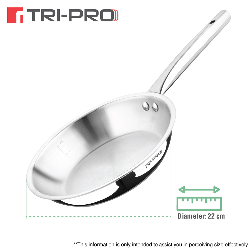 Bergner Tripro Triply 5 Pcs Cookware Set - Induction Bottom