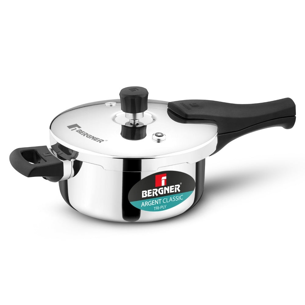 Argent Classic Triply Outer Lid Pressure Pan 3.5L - Induction Bottom
